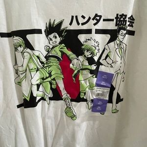 Hunter X Hunter Shirts Hunter X Hunter Mens Graphic Tshirt White 2x